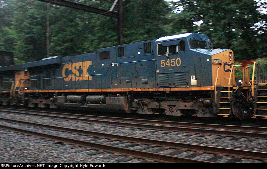 CSX ES40DC #5450 on Q034-03
